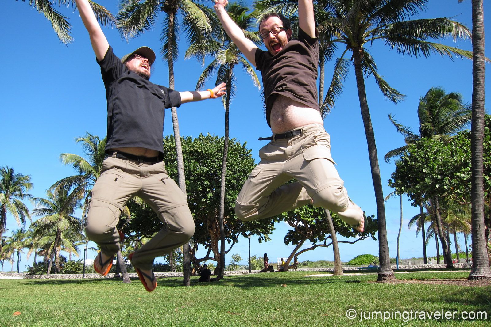 Jumping in Miami Beach | Jumping Traveler