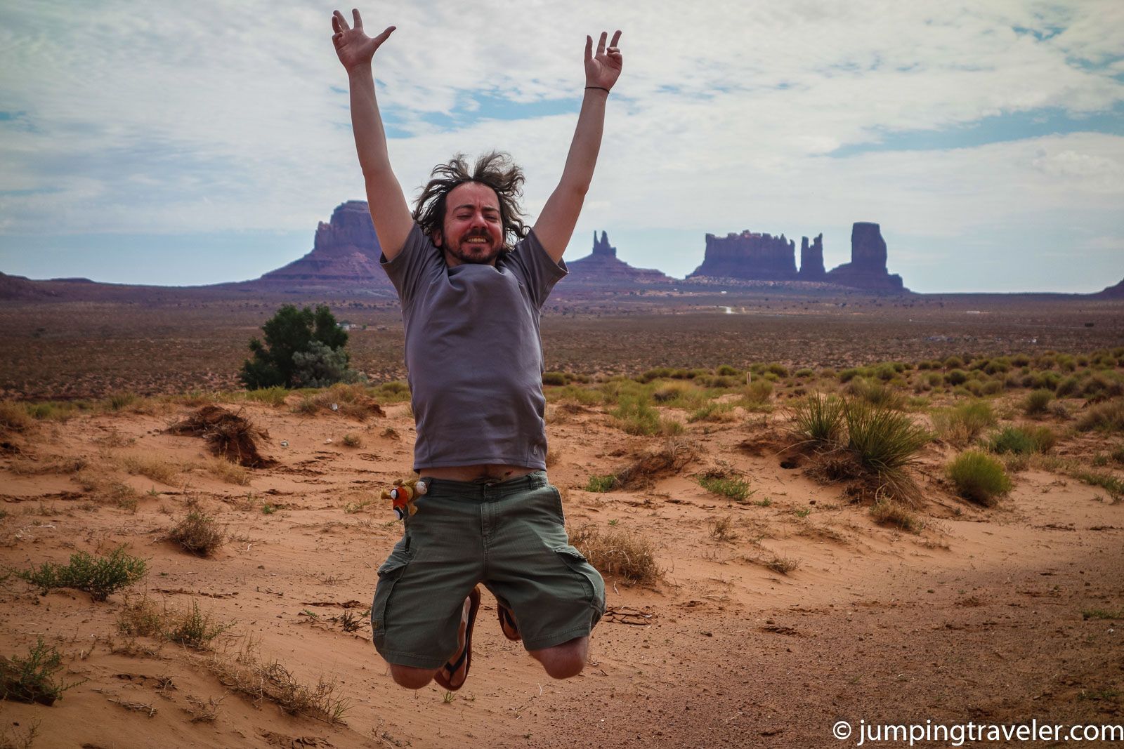 Jumping in Monument Valley | Jumping Traveler