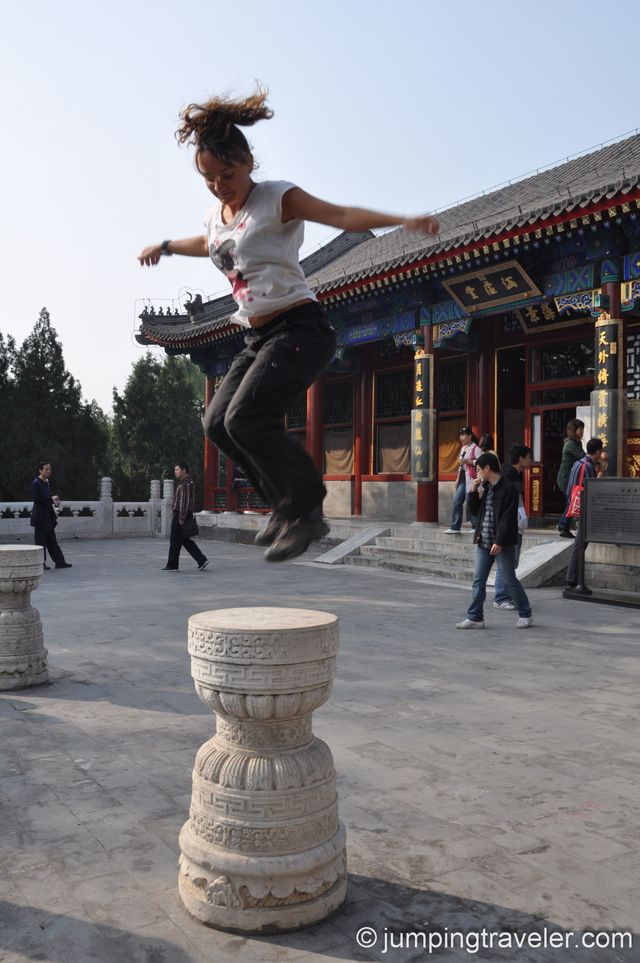 Jumping in Beijing's Summer Palace | Jumping Traveler